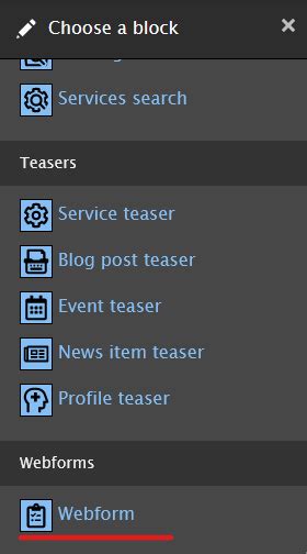 Wcms 3 Advent Calendar 13 Webform Content Blocks Building The Next Wcms