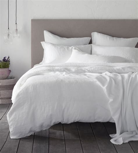 White 100% Linen Duvet Cover | Natural Bedding | Secret Linen Store