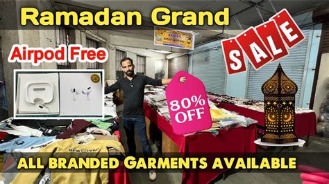 Ramazan Grand Sale🔥 In Jogeshwari All Branded Garments😎 Upto 80 Discount🔥airdrops Free 😃 Youtube