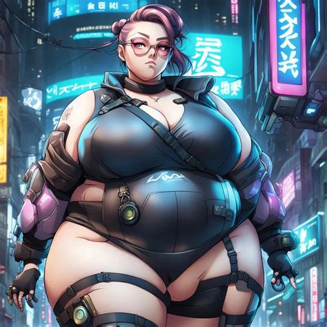 Ssbbw Cyberpunk Girl Ai By Dorumon666 On Deviantart