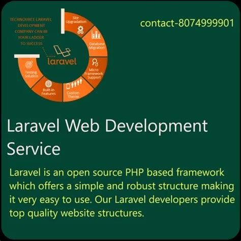 laravel web development service at rs 15000 month in bardhaman