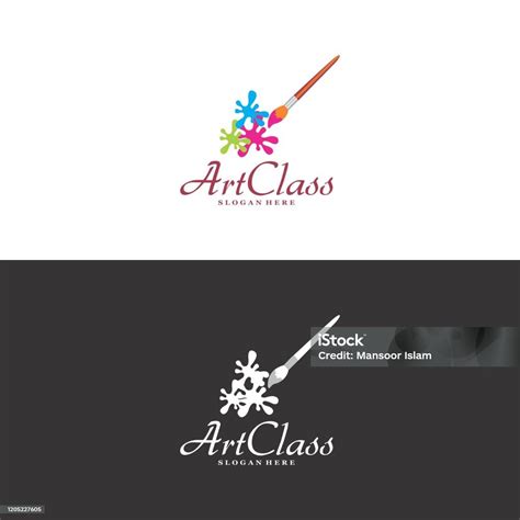 Art Class Logo In Vector Stock Illustration Download Image Now Art