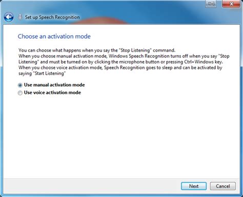 Setting Up Voice Recognition In Windows 7