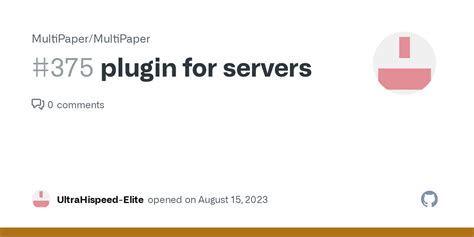 plugin for servers · issue 375 · multipaper multipaper · github