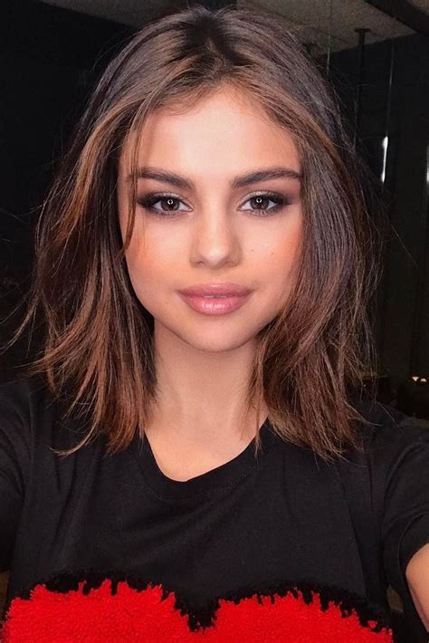 Selena Gomez Just Brought Back This S Haircut Neck Length Hair Selena Gomez Short Hair