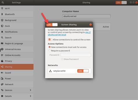 Configuring Ubuntu Server GUI Remote Access Part Basic Options