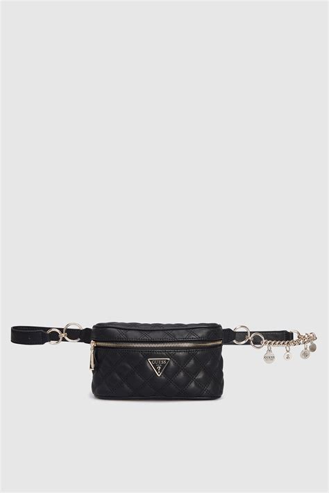 Женская черная поясная сумка Guess HWVG76.79800;BLA — Ultrashop
