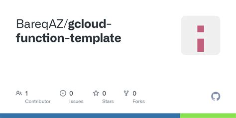 Github Bareqazgcloud Function Template