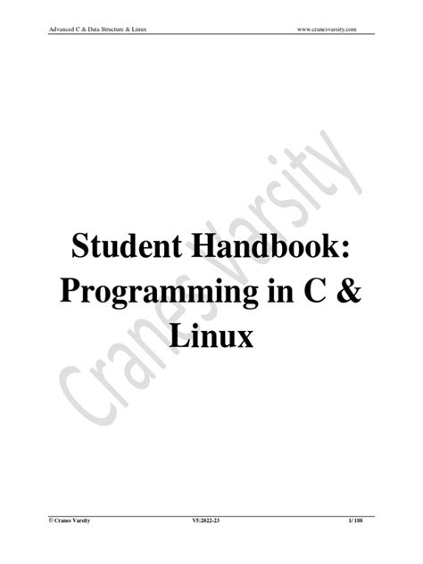 c linux handbook pdf computer architecture information technology