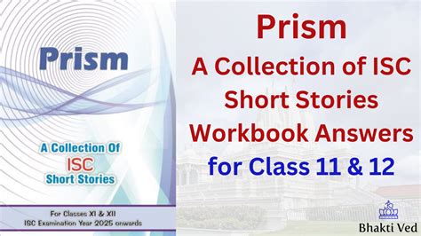 prism a collection of isc short stories workbook answers for class 11
