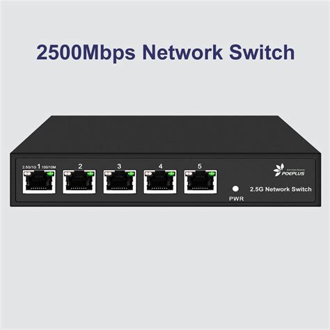 5 Ports 2 5gbps Lan Ethernet Switch 2 5g Switch And 5 Ports 2 5g