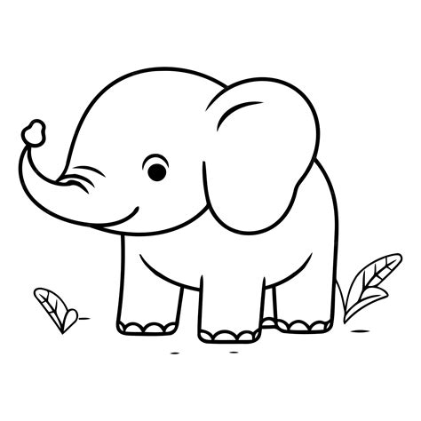 Premium Vector Vector Illustration Of A Cute Cartoon Elephant