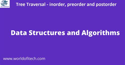 Tree Traversal Inorder Preorder And Postorder Learn Dsa