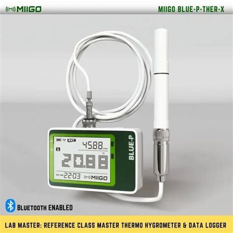 Reference Class Bluetooth Master Digital Thermo Hygrometer Cum Data Logger With 5 Years Warranty
