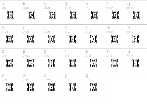 Details Of Recognition Font