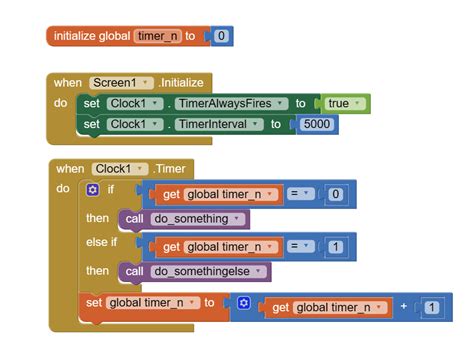 How Can I Re Use Clocks With Different Actions Each Time Mit App