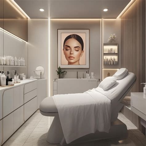 Visual Of A Modern Skincare Clinic Offering Facial Treatments And