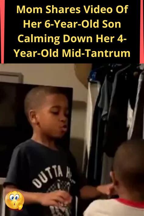 Mom Shares Video Of Her Year Old Son Calming Down Her Year Old Mid Tantrum Artofit