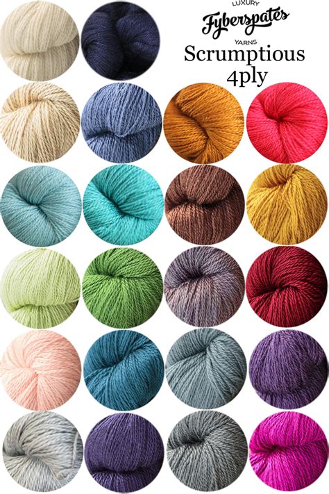 Yarn Focus Fyberspates Scrumptious 4ply — Fyberspates