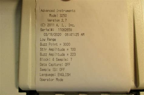 Advanced Instruments 3250 Osmometer Manual Lawyerasev