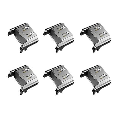 Ziyuetek 6 Pack Hdmi Port Socket Interface Connector Replacement For Sony Playstation 4 Ps4 Cuh