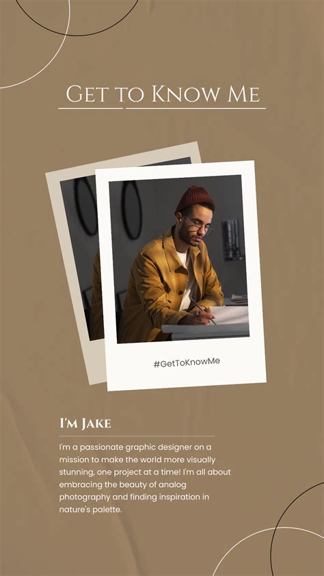 Free Get To Know Me Template To Edit Online