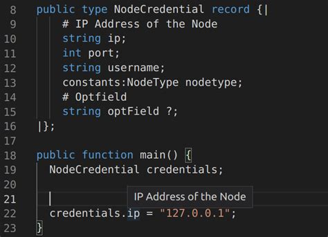 Enum Memeber And Record Field Documentation Is Not Highlighted · Issue 81 · Wso2ballerina