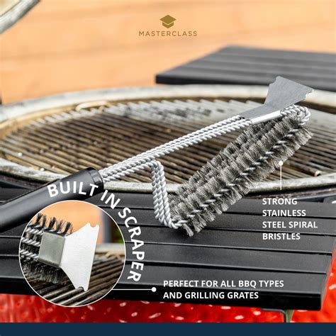 Masterclass Bbq Bristle Spiral Grill Brush Cookserveenjoy