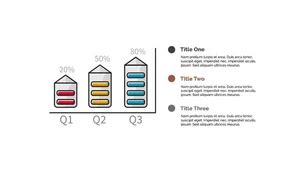 Presentation Slide With Line Graph PowerPoint Template Free Download Pikbest
