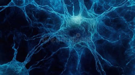 Futuristic Neural Network Patterns Creating A Deep Blue And Cyan