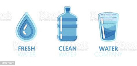 종이 밖으로 잘라 아이콘 템플릿 깨끗 한 물으로 설정 합니다 종이 접기 브랜딩 브로셔 정체성에 대 한 건강 한 먹는 기호 벡터 일러스트 레이 션 0명에 대한 스톡 벡터 아트