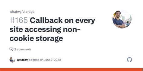 callback on every site accessing non cookie storage · issue 165