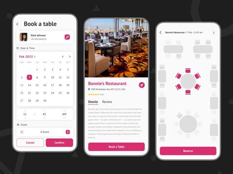 Restaurant Table Reservation App Mobile Restaurant Book Restaurant Restaurant Order
