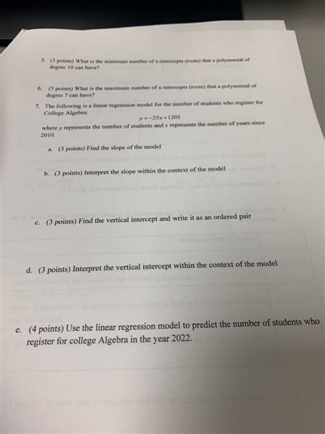 Solved 5 3 Points What Is The Minimum Number Of