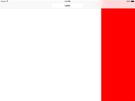 Ios View Controller Is Not Extending All The Way To The Right When