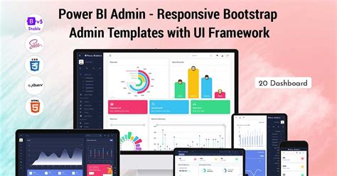 MultiPurposeThemes Power BI UI Framework With Bootstrap Web Apps