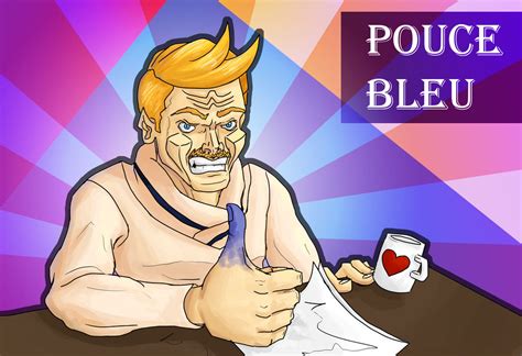 Pouce Bleu By Theluckiness On Deviantart