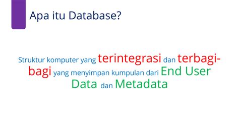 Bab 2 Lingkungan Basis Data Speaker Deck