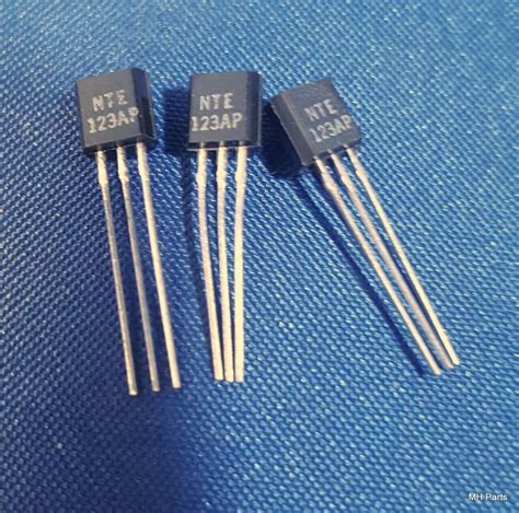 1pcs Vintage Nte Electronics Nte123ap Bipolar Transistor Npn 40v To 92 Mhparts Ham Radio