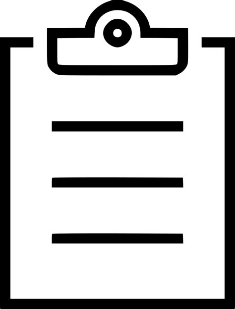 Clipboard Checklist Icon At Vectorified Collection Of Clipboard Checklist Icon Free For