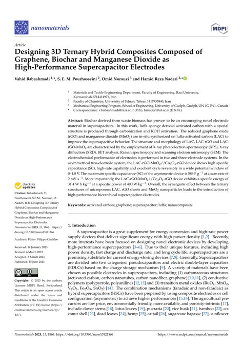 pdf designing 3d ternary hybrid composites composed of graphene