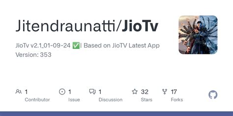 Github Jitendraunattijiotv Jiotv V2101 09 24 Based On Jiotv