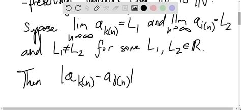 solved limits and sub sequences if the terms of one sequence appear in