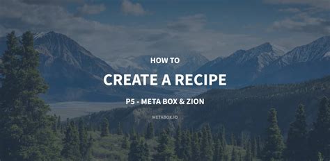 how to create a recipe p2 using meta box and oxygen meta box
