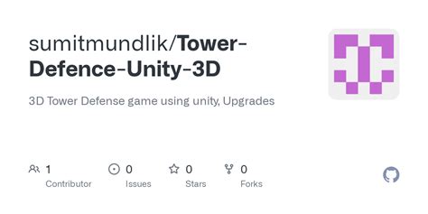 Github Sumitmundliktower Defence Unity 3d 3d Tower Defense Game