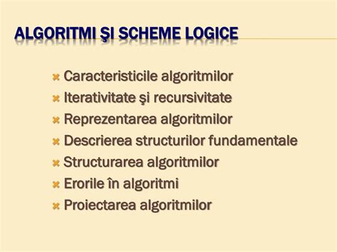 Ppt Algoritmi Ş I Scheme Logice Powerpoint Presentation Free Download Id 3786773