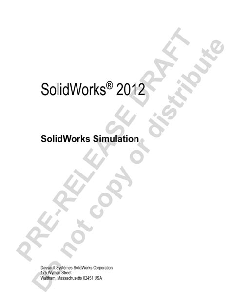 solidworks simulation tutorial pdf patent finite element method