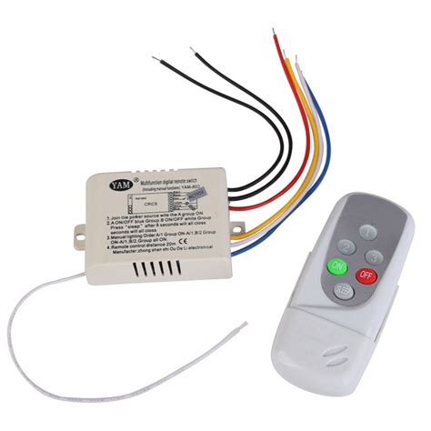 Wireless Ways On Off Digital Remote Control Switch For LED Light V In RGB Controlers From