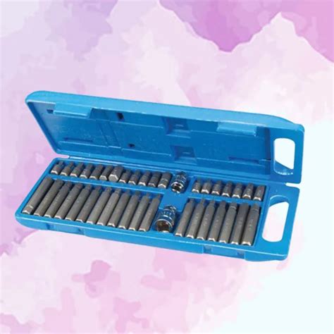 40 Hex Socket Spline Socket Set Assortment Socket Set Star Bit Socket