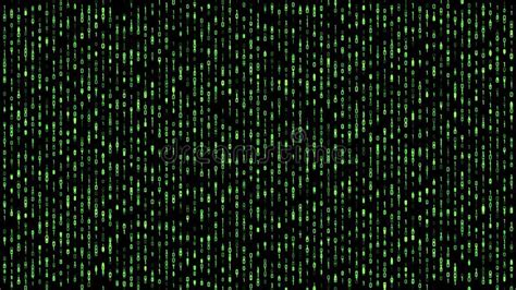 Digital Matrix Binary Falling Down Green Stock Footage Video Of Falling Matrix 140899074
